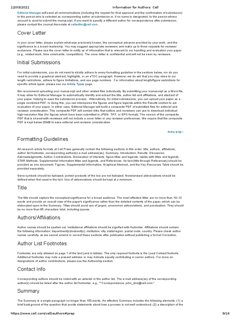 Cell Guidelines | PDF | Codec | Video