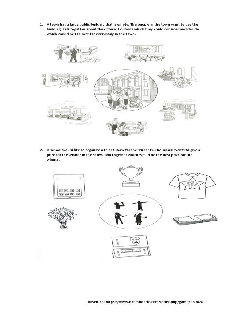 PET Exam Speaking Part 3 | PDF