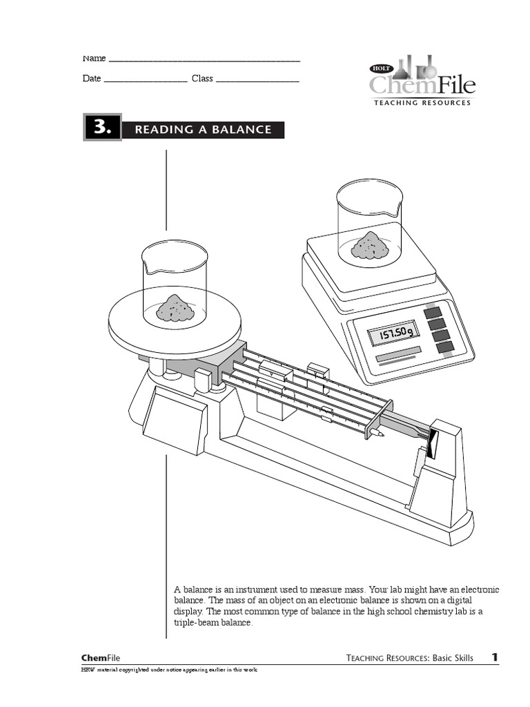 Triple Beam Balance Drawing To Label