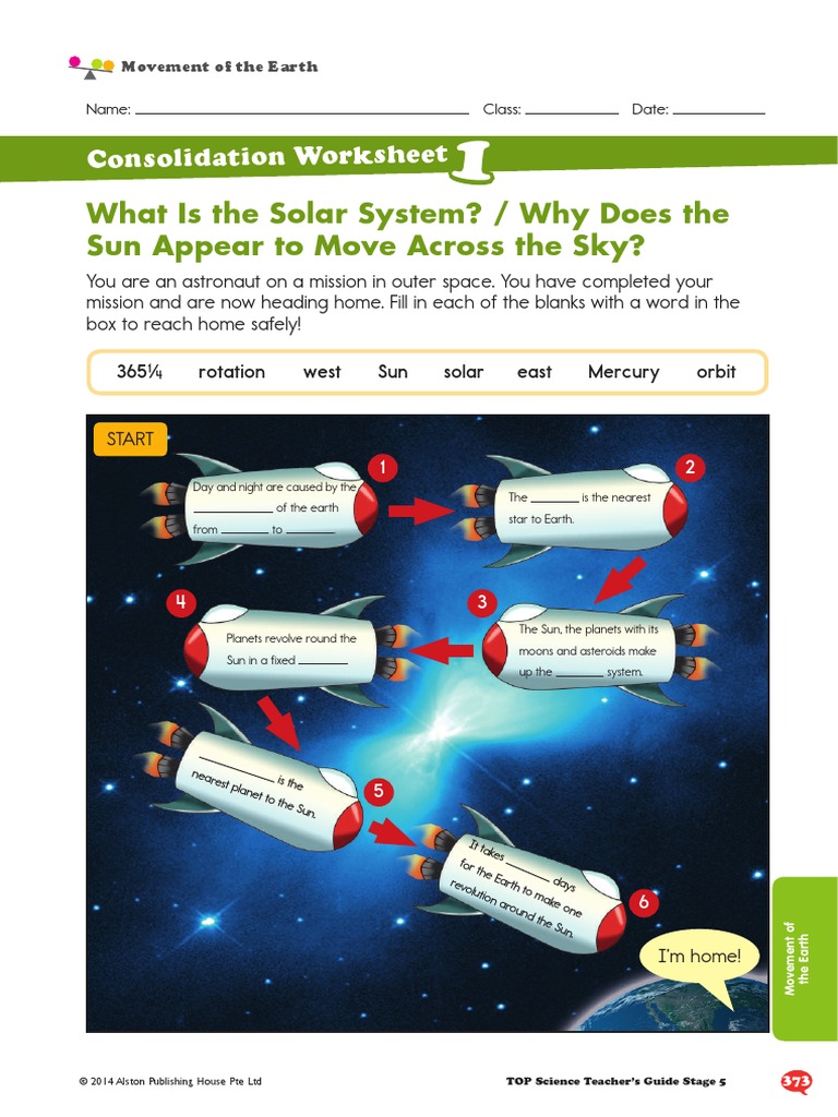 What Is The Solar System? / Why Does The Sun Appear To Move Across The ...