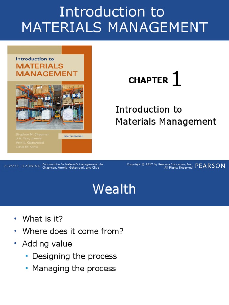 Introduction To Materials Management, 8e Introduction To Materials ...