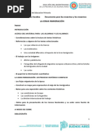 Secuencia Didáctica: Inmigración en Argentina | PDF