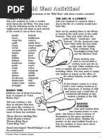 Animal Action Verbs - Movement | PDF