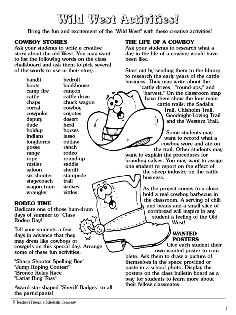 Cowboy Story | PDF | Cowboys | Culture Of The Western United States