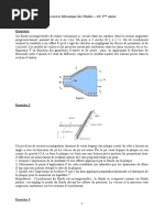TD Mecanique Des Fluides Avec Corrigé | PDF | Pression | Mécanique ...