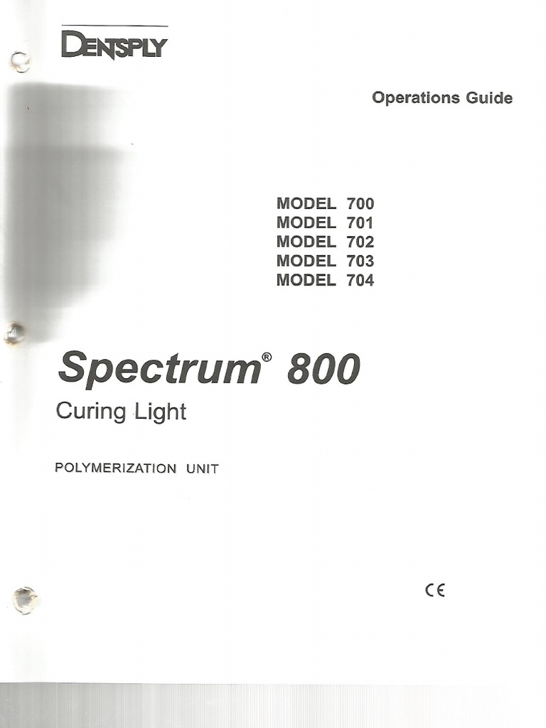 Lampara Fotocurado Spectrum 800 | PDF