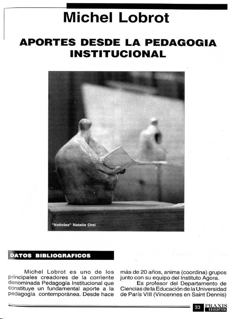 Michel Lobrot | PDF | Memoria | Aprendizaje