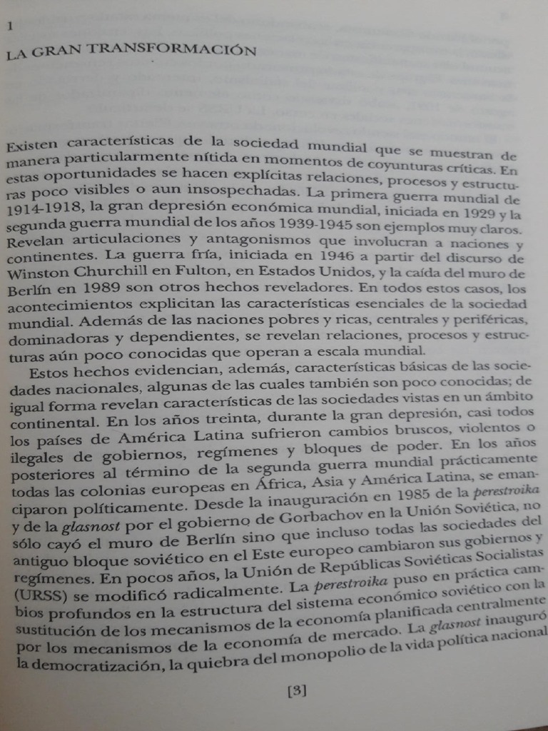 La Sociedad Global Octavio Ianni | PDF