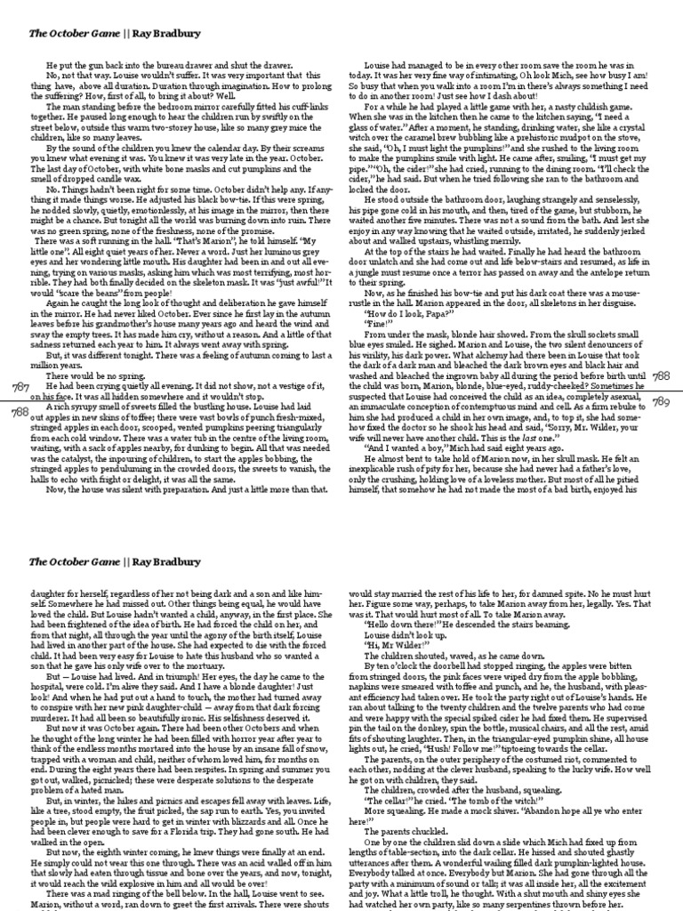 Ray Bradbury-October | PDF