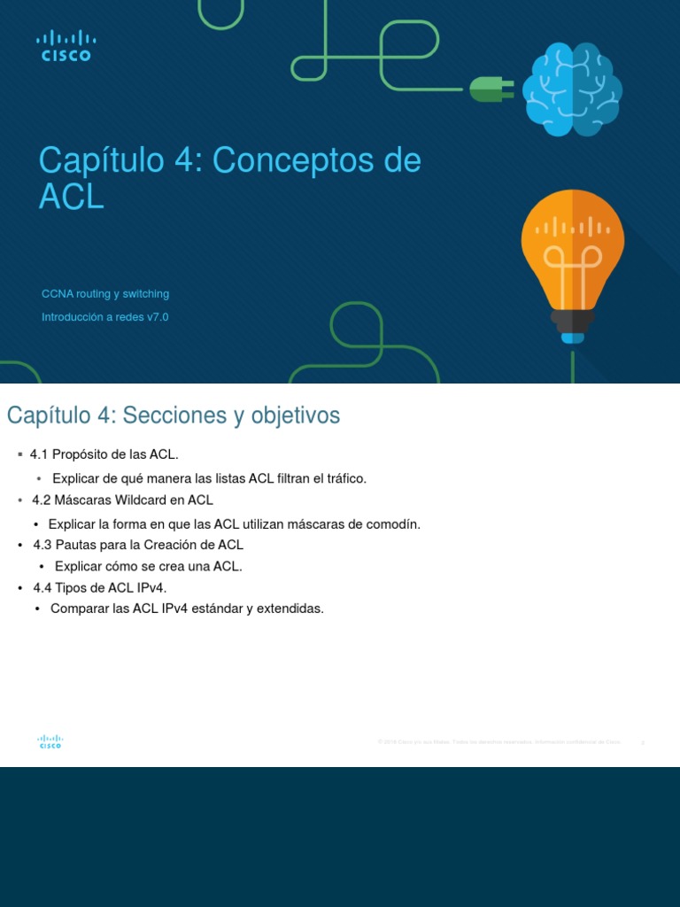 Conceptos de Acl | PDF | Enrutador (Computación) | Dirección IP
