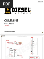ISB CM2150 Wiring Diagram Guide | PDF | Throttle | Diesel Engine