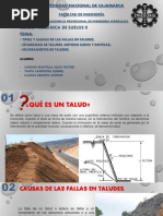 Partes y estabilidad de un talud | PDF | Agua subterránea | Estrato