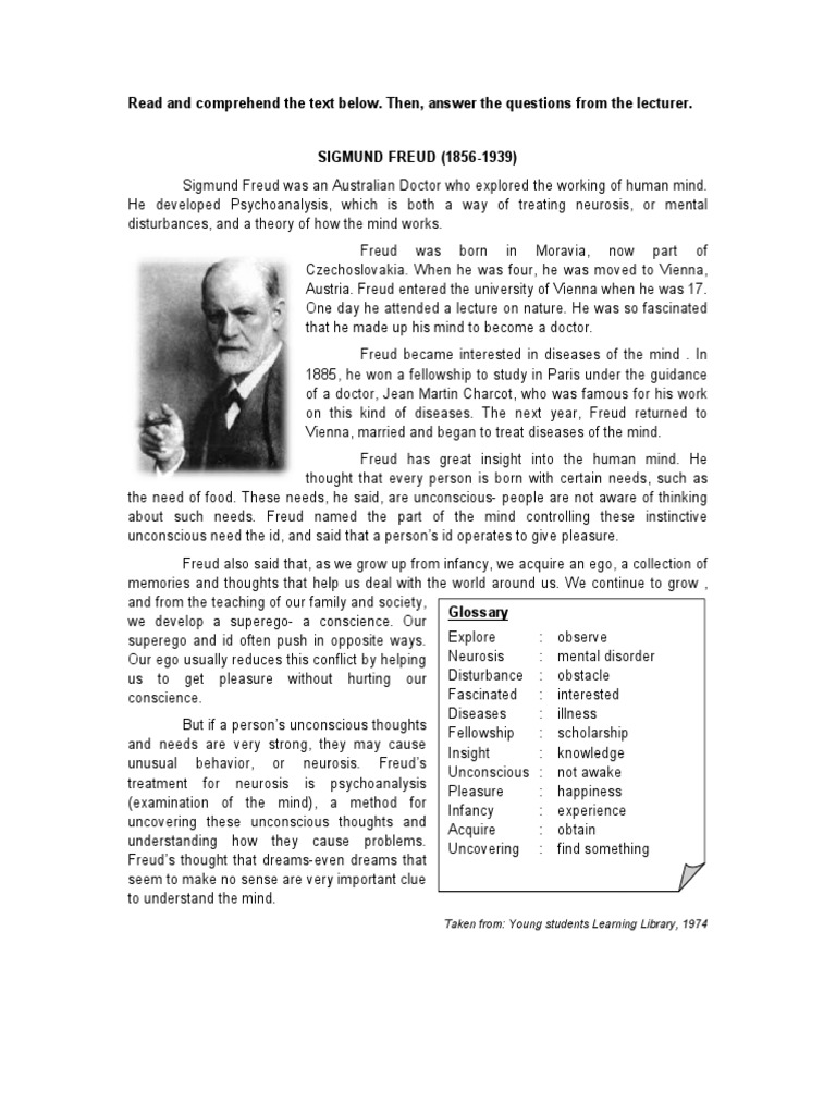 Sigmund Freud | PDF | Id | Sigmund Freud