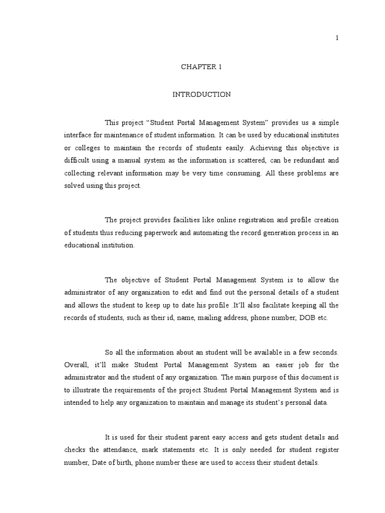 A Concise Introduction to the Objectives and Requirements of the ...