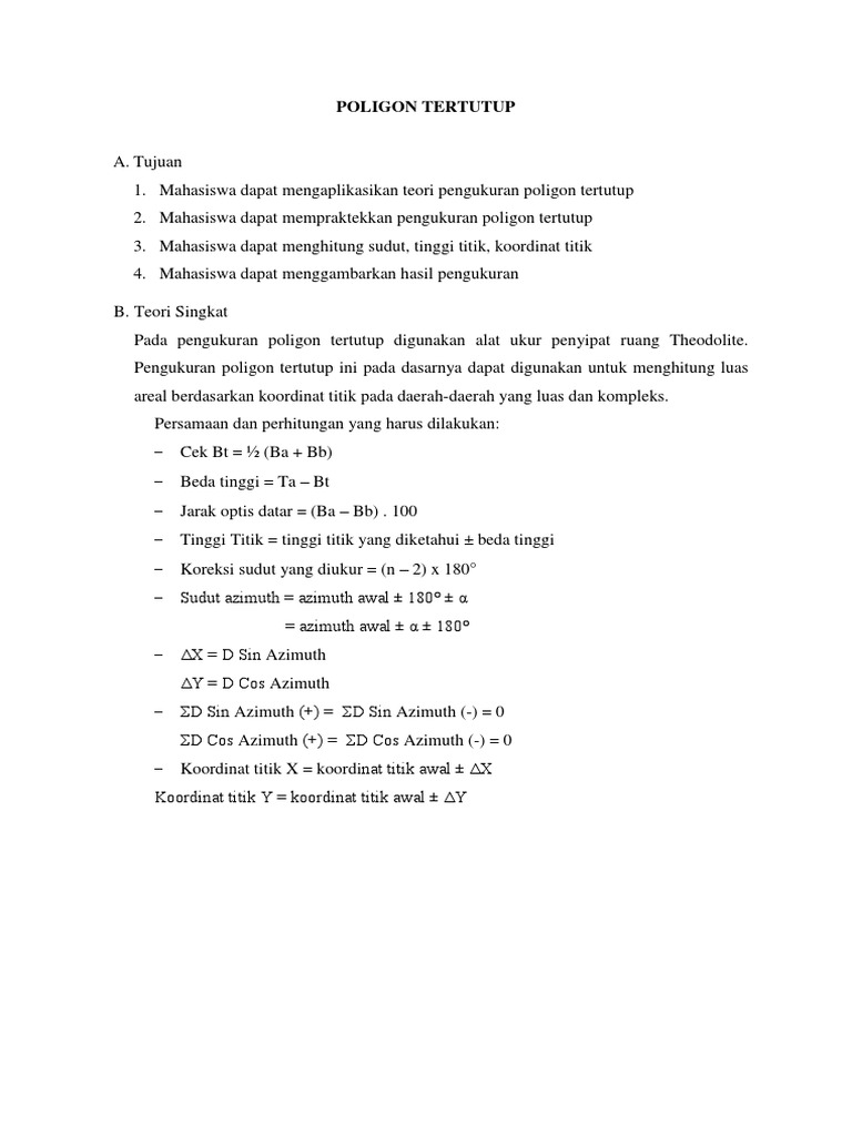 Poligon Tertutup | PDF