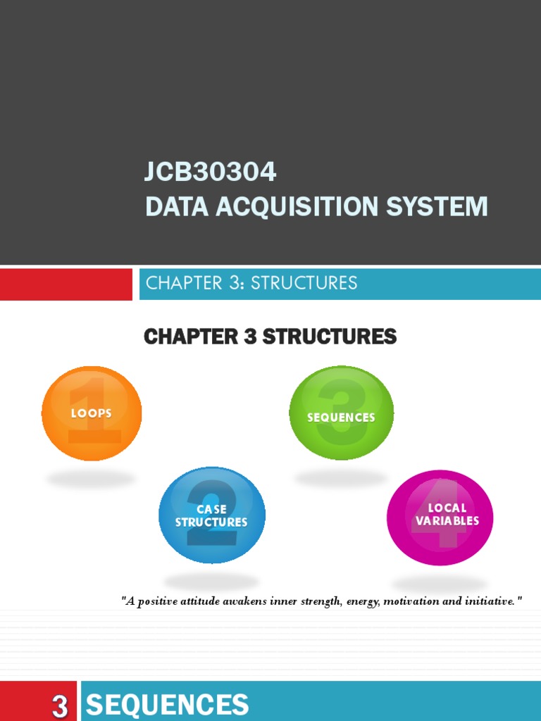 JCB30304 Data Acquisition System: Chapter 3: Structures | PDF | Variable (Computer Science ...