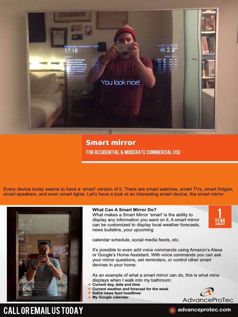 Smart Mirror | PDF | Computing | Science