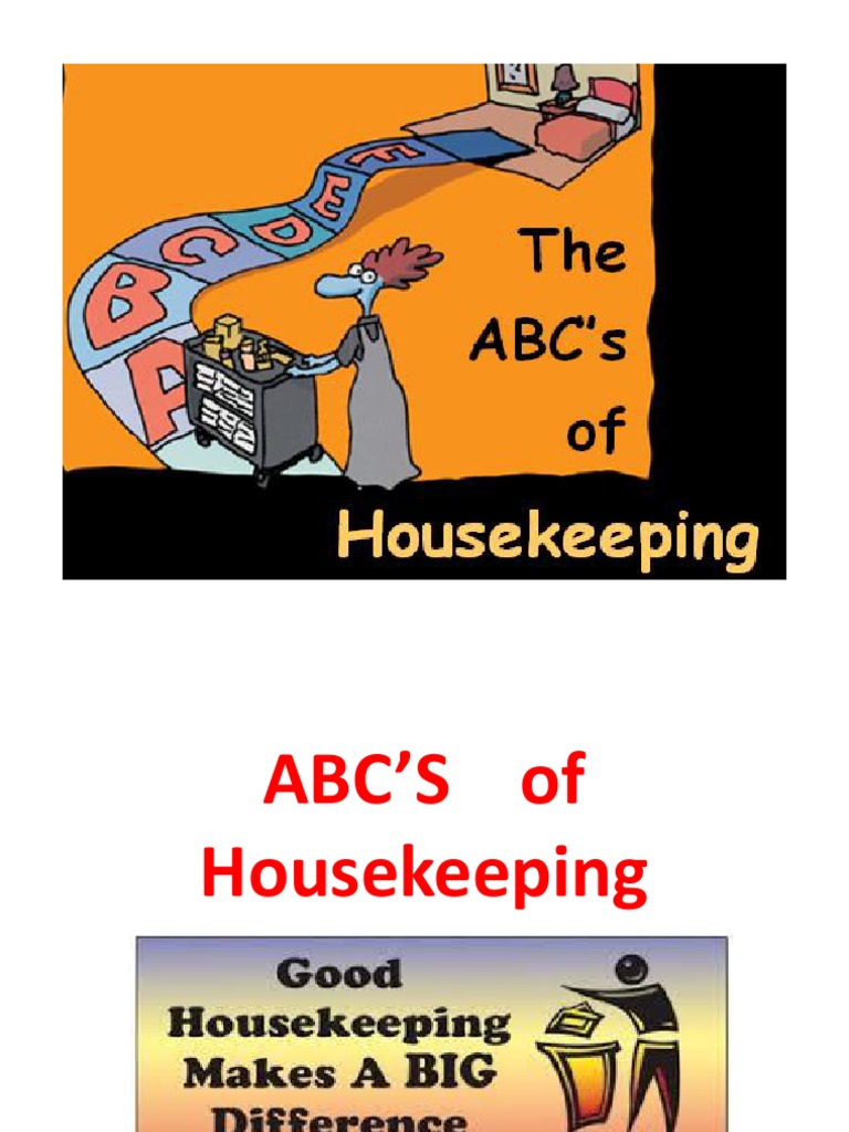 ABC'S of Housekeeping | PDF