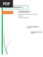 Asinclitismo en el Parto: Definición y Tipos | PDF