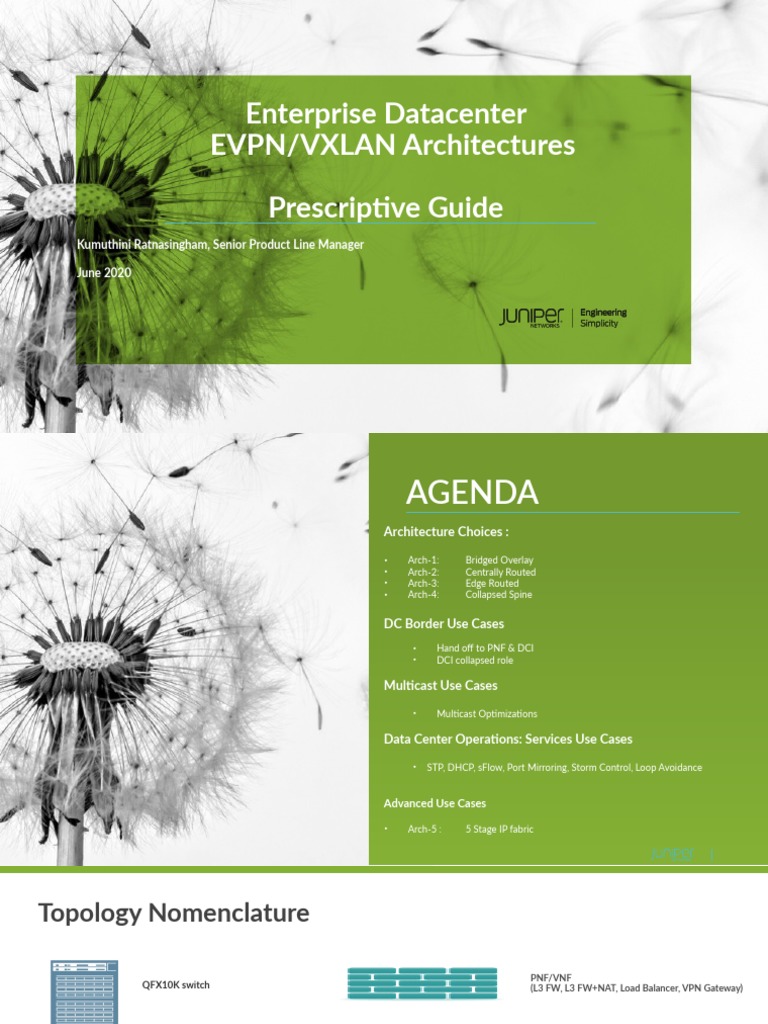 Enterprise Data Center EVPN-VXLAN Architecture | Download Free PDF | Router (Computing) | Multicast