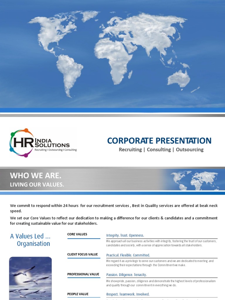 HR India Solutions | PDF | Consultant | Outsourcing