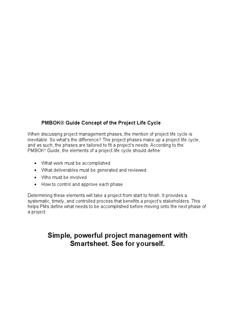 Project Management Phases | PDF | Product Lifecycle | Project Management