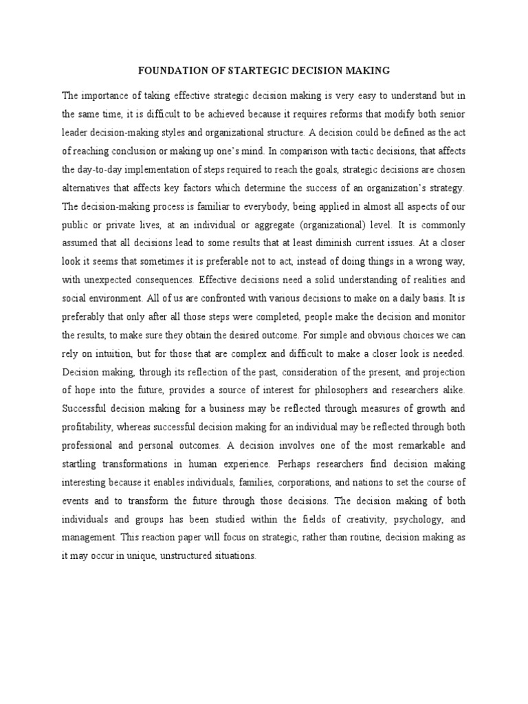 Decision Making & Aid | PDF | Decision Making | Human Nature