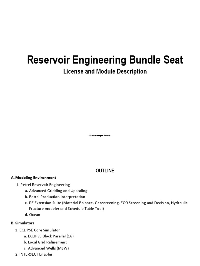 Petrel Bundle | PDF | Eclipse (Software) | Simulation