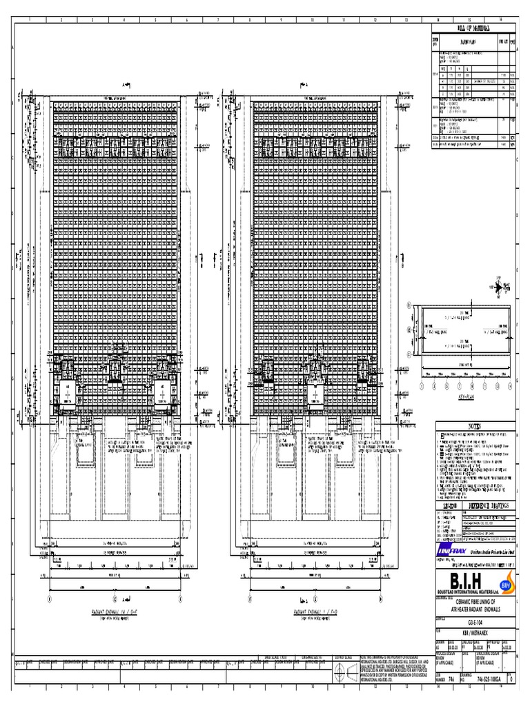 Ceramic Fibre Lining of Atr Heater Radiant Endwalls: Unifrax India ...