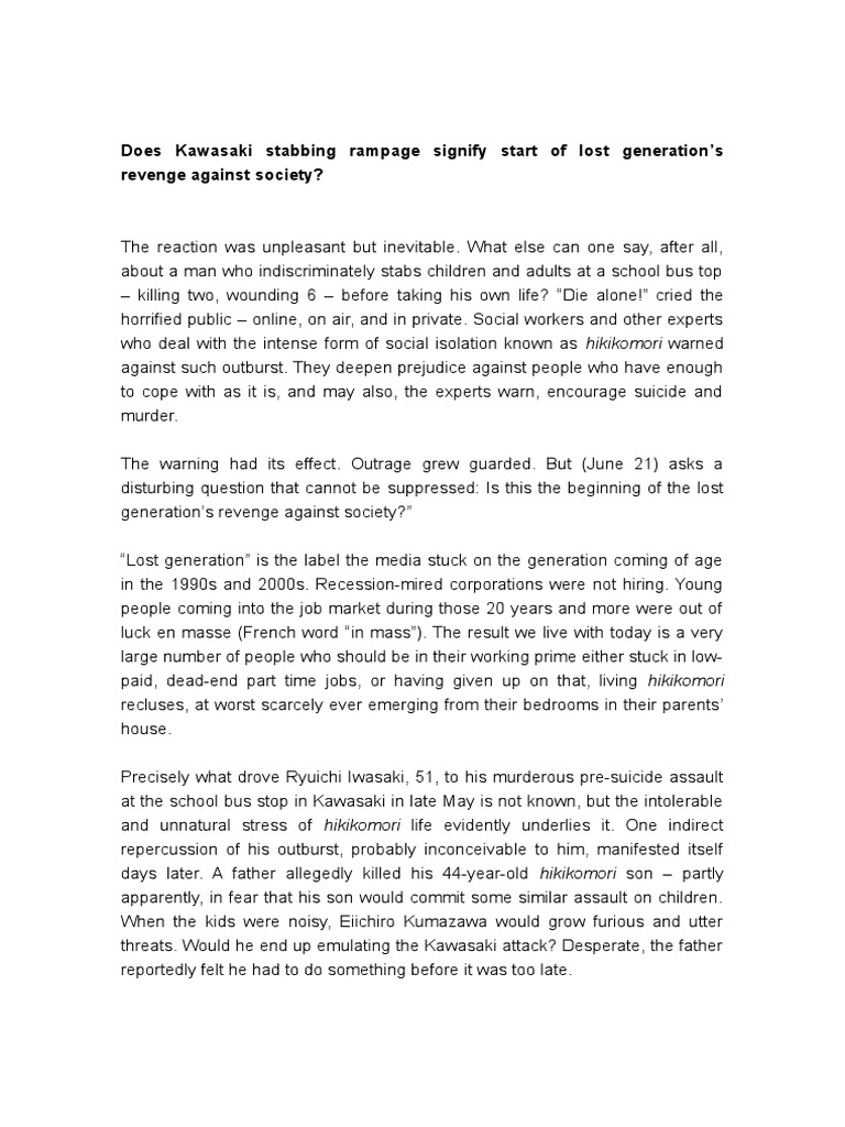 Social Recluse | PDF | Human Nature | Violence