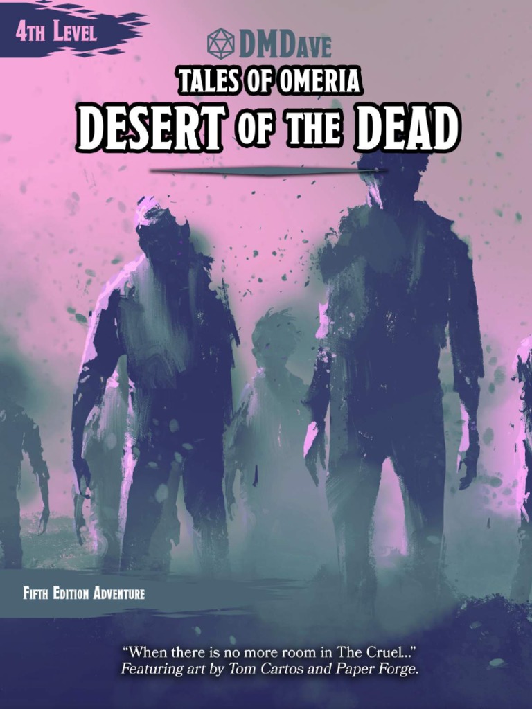 DMDave Adventure Desert of The Dead - 4th-Level | PDF | Fortification | Siege