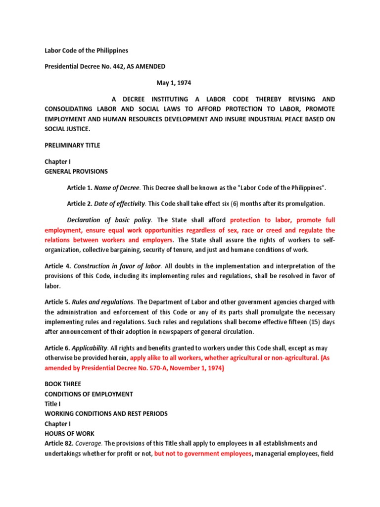 A Comprehensive Overview of Labor Laws and Protections for Workers as ...