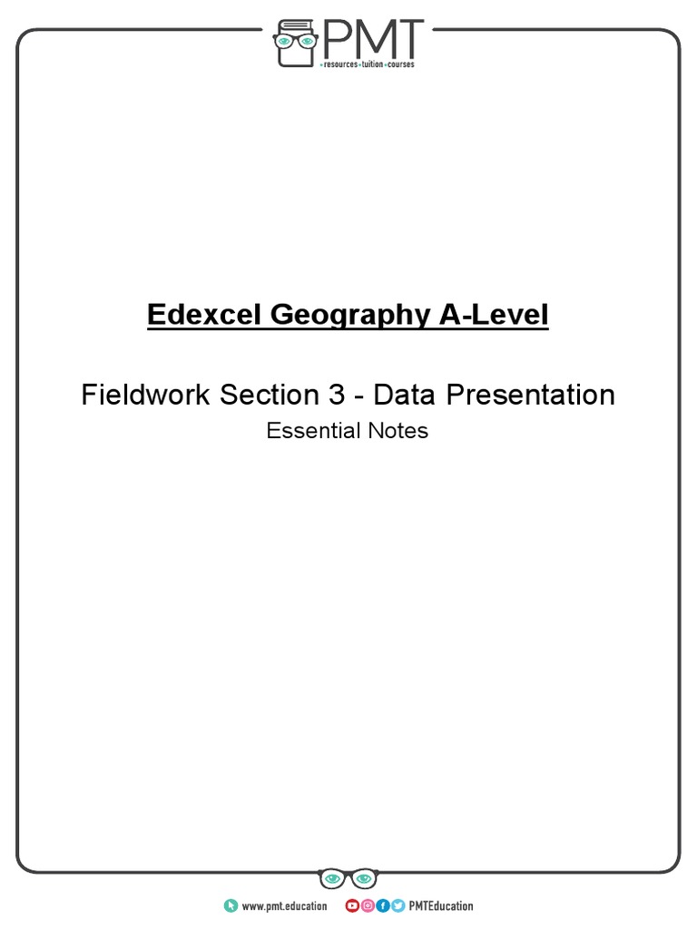 A-Level Geography Data Presentation Guide | PDF | Contour Line ...