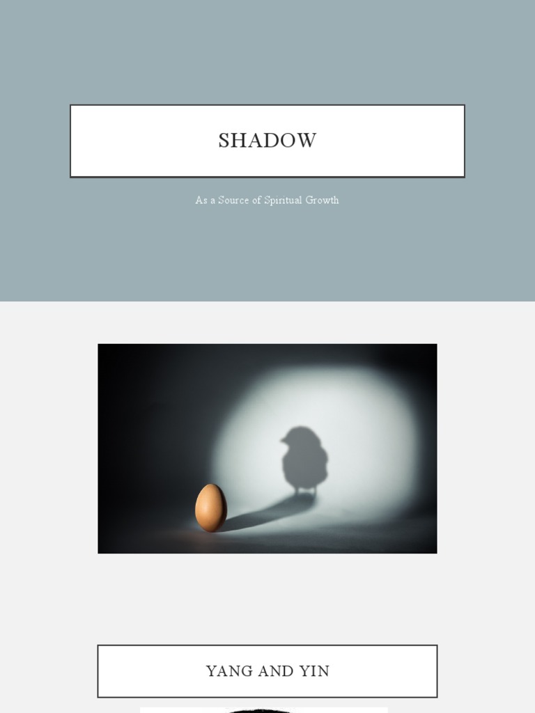 Shadow: As A Source of Spiritual Growth | PDF | Philosophy | Science ...