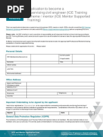 ICE Training Scheme Overview and Guidance | PDF | Professional Development