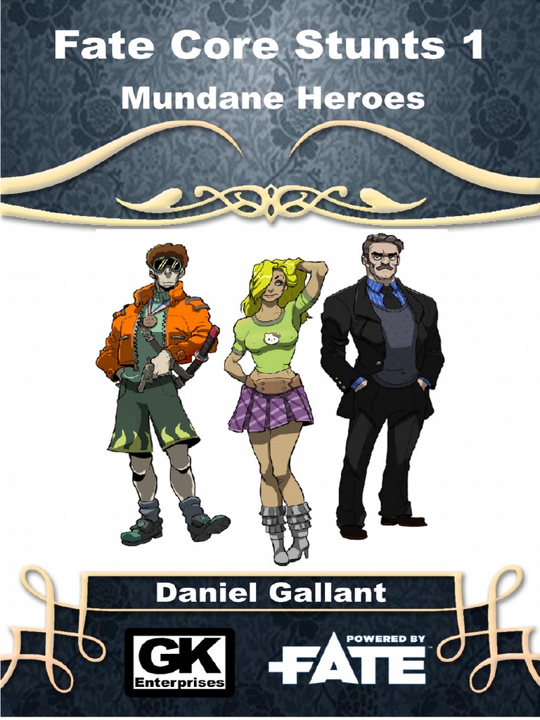 FATE Core Stunts 1 - Mundane Heroes | PDF | License | Derivative Work