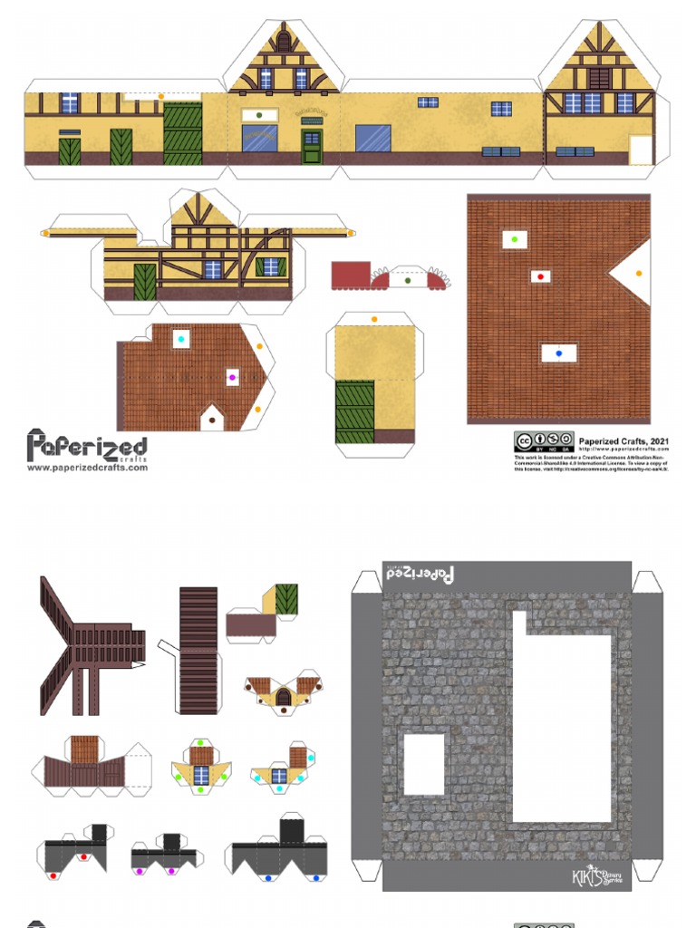 Kiki's Delivery Service - Guchokipanya Bakery Paper Model | PDF