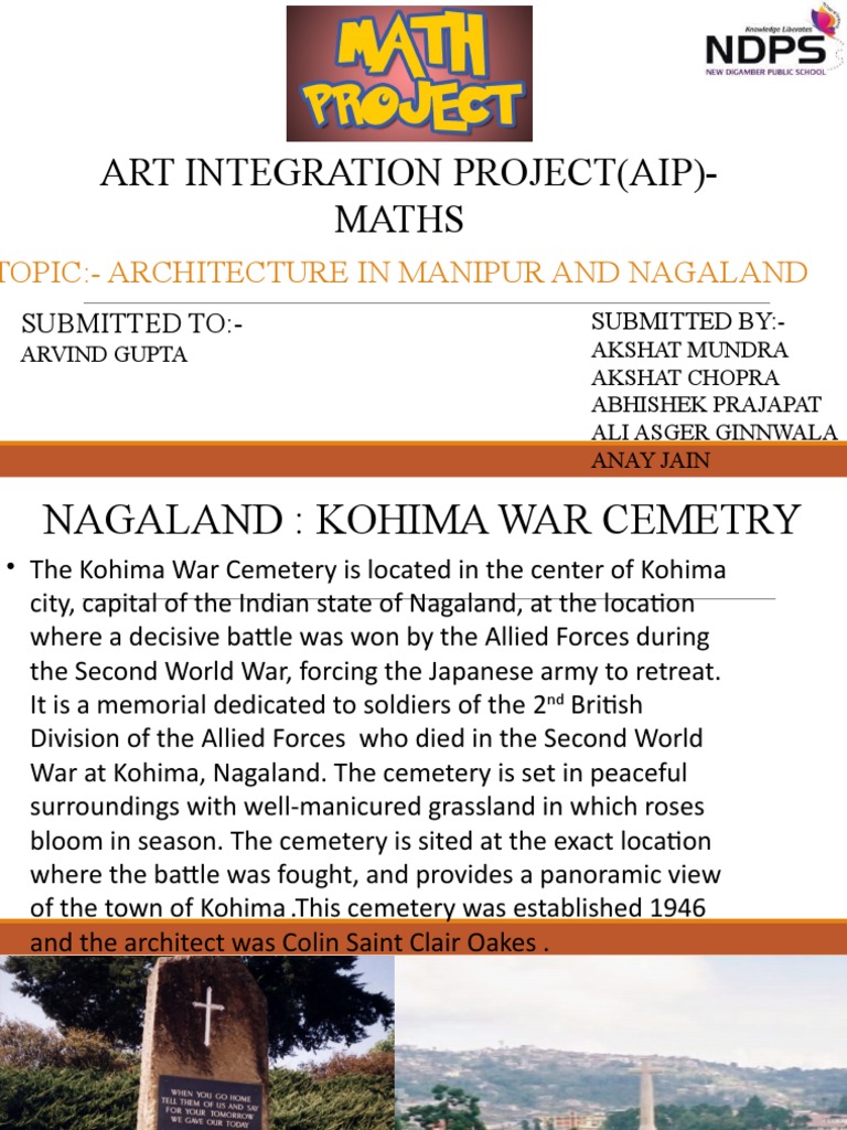 Art Integration Project (Aip) - Maths: Topic: - Architecture in Manipur ...