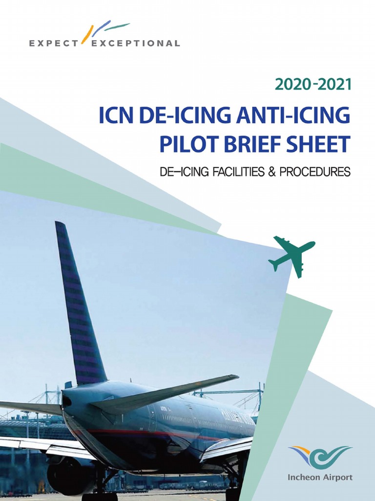 20-21 Icn De-Icing Anti-Icing Pilot Brief Sheet | PDF | Winter ...