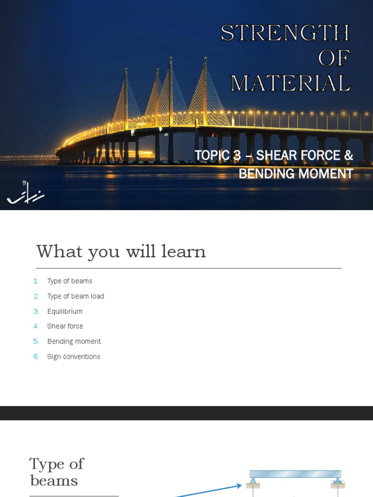 SOM 3.1 New (Student) | PDF | Bending | Beam (Structure)