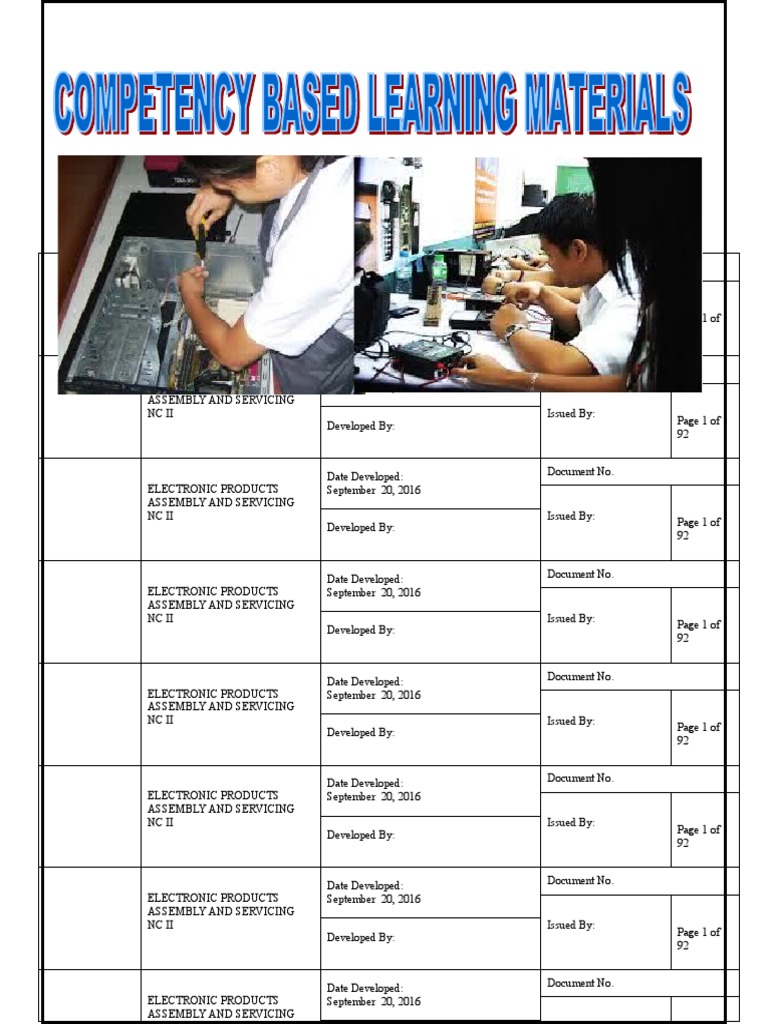 CBLM Core 3 | PDF | Education Theory | Teaching