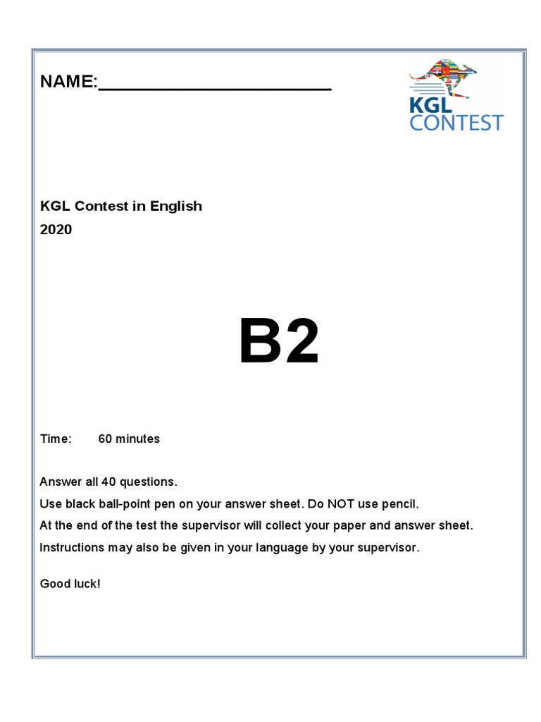 B2 KGL Stage 1 - 2020v3 | PDF | Extraterrestrial Life | Earth