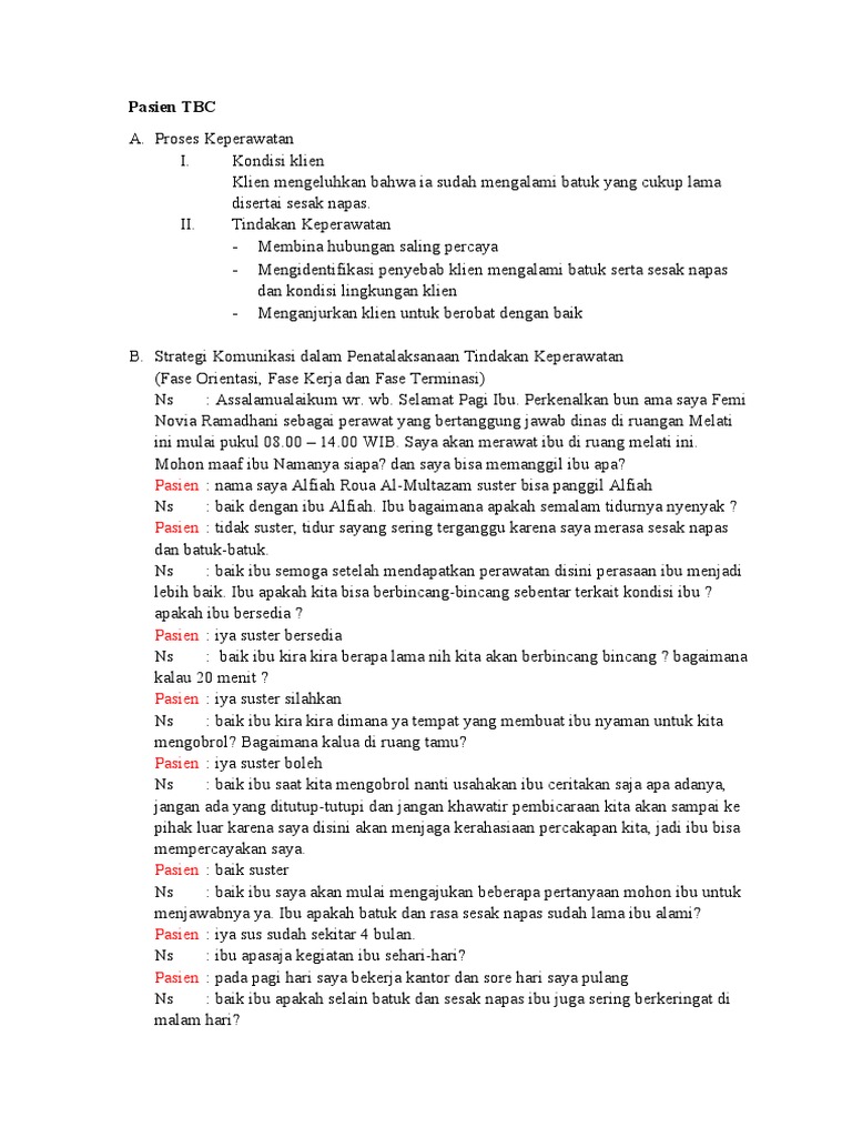 Pasien TBC | PDF