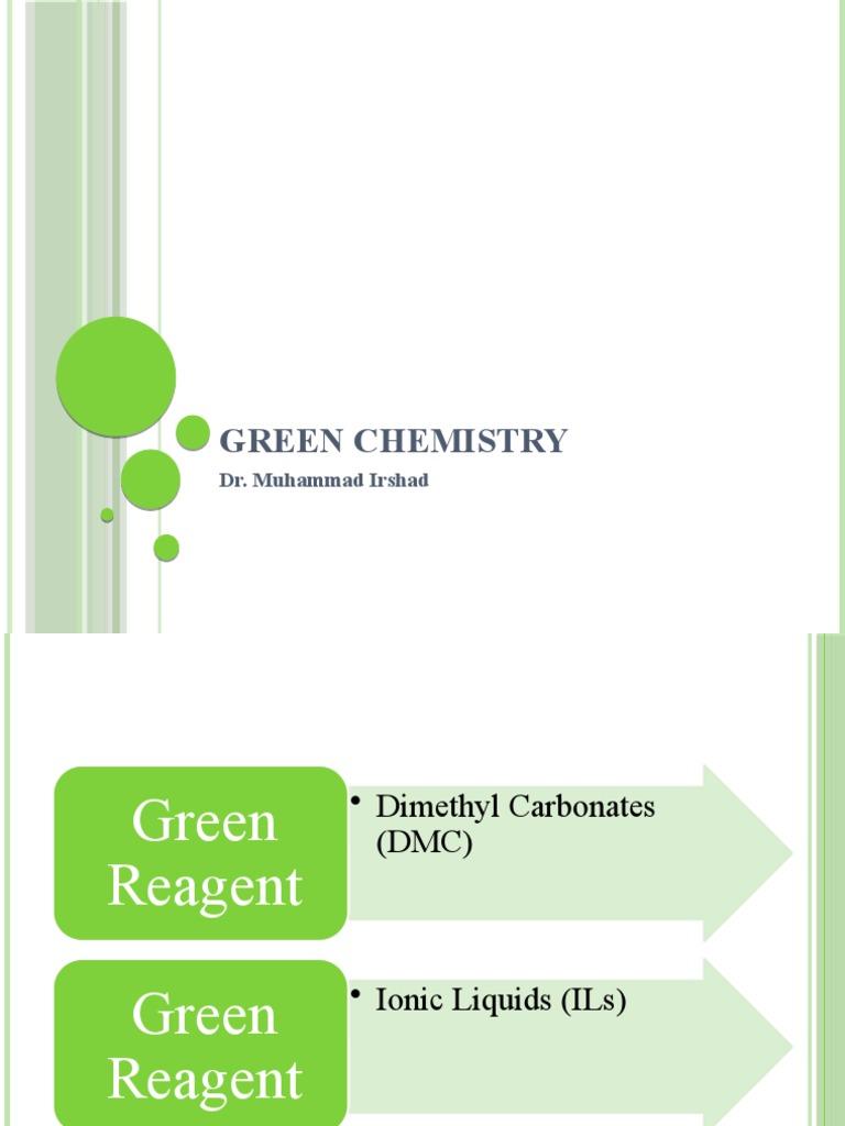 Dimethyl Carbonates (DMC and Ionic Liquids (ILs) | PDF | Chemical ...