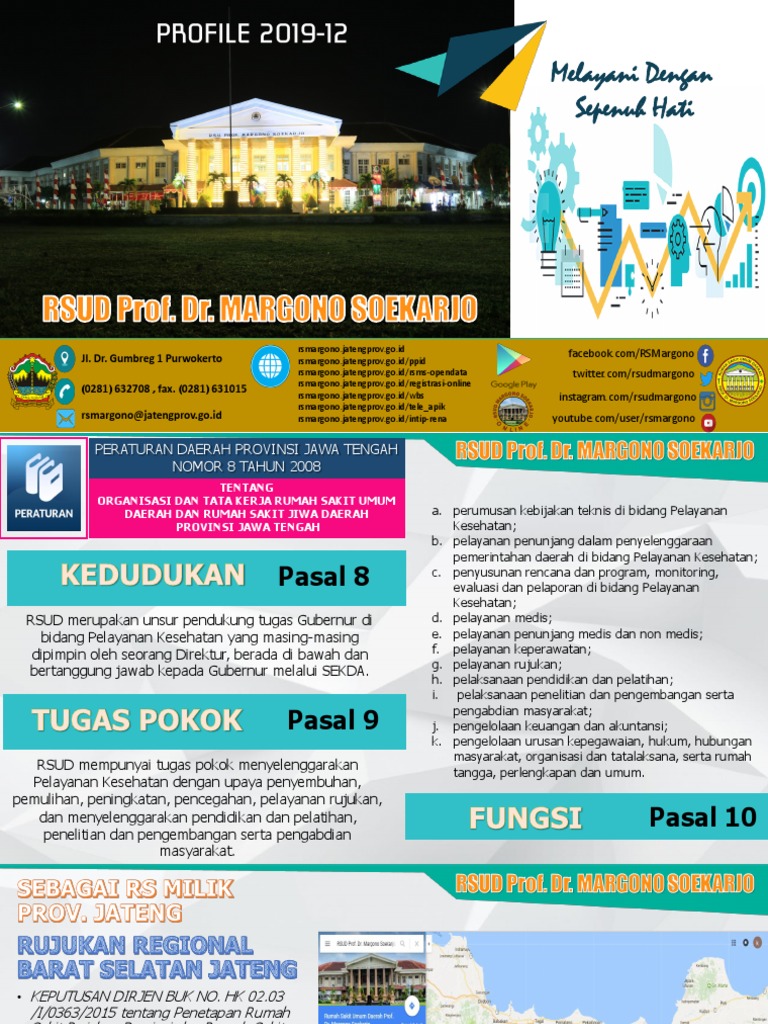 Profile Rsud Prof DR Margono Soekarjo Purwokerto Tahun 2019 | PDF
