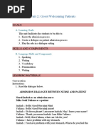 Common Medical English Verbs List | PDF | Wellness