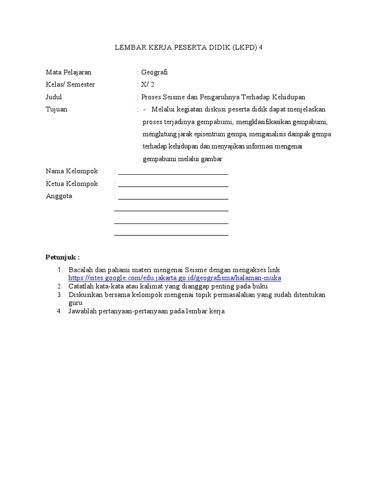Proses Seisme & Dampaknya | PDF | Sains & Matematika | Sejarah