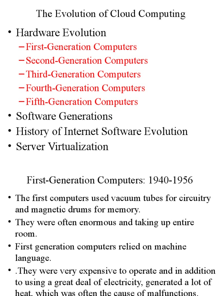 Evolution of Hardware, Internet Software | PDF | Internet Protocol ...