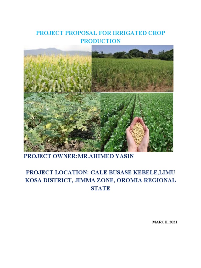 Project Prop Irrigated Farm | PDF | Agronomy | Agriculture