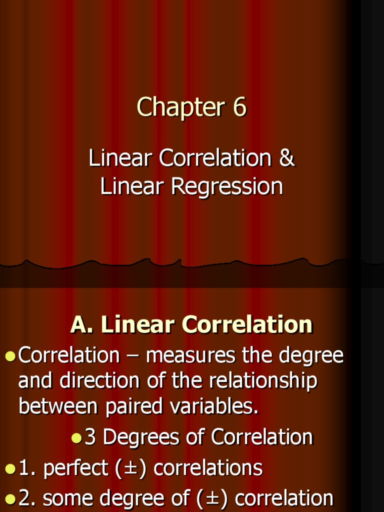UDAU M6 Correlation & Regression | PDF | Correlation And Dependence | Regression Analysis